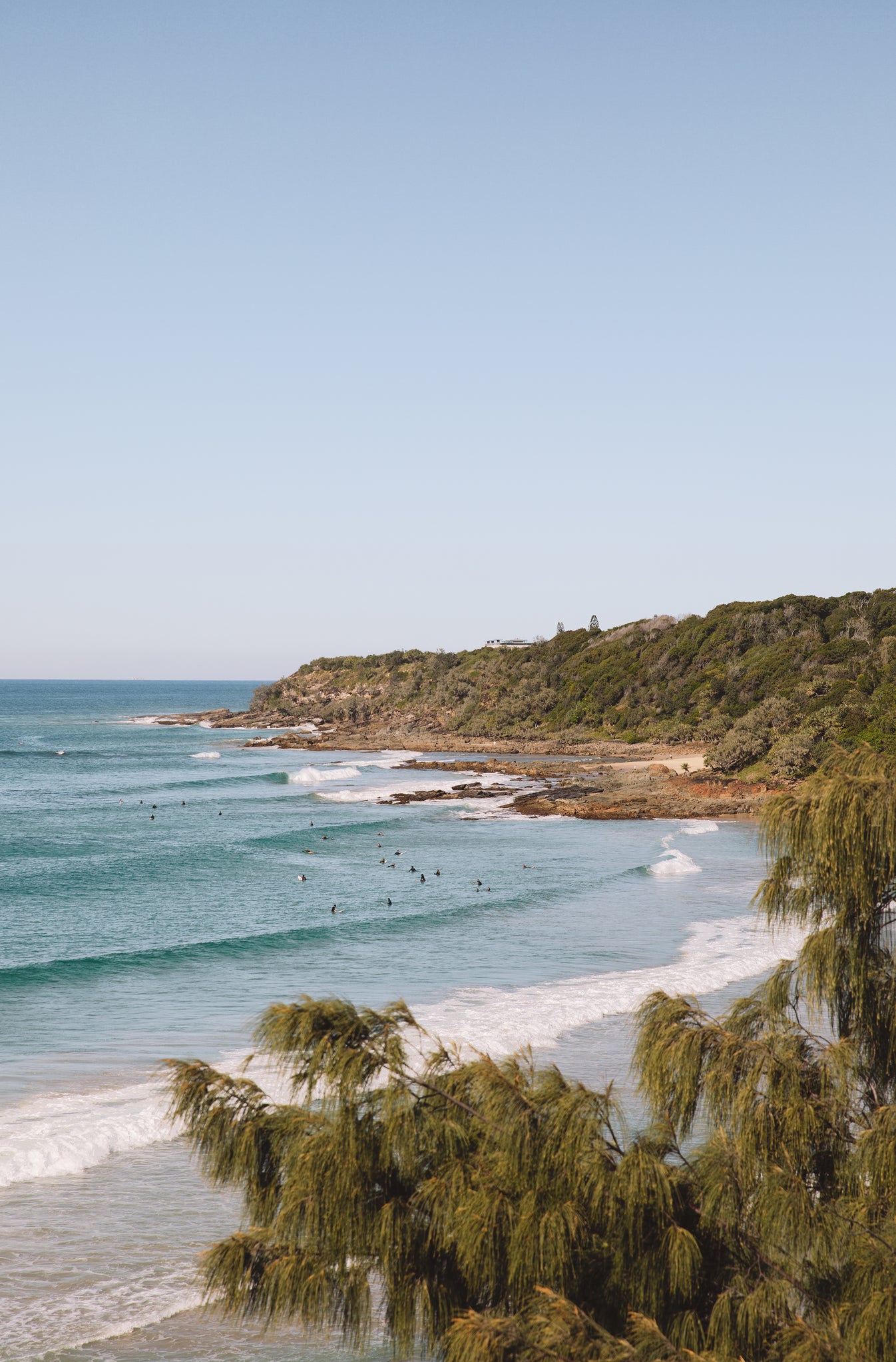 First Bay Coolum Portrait Print – Coastal Reflections