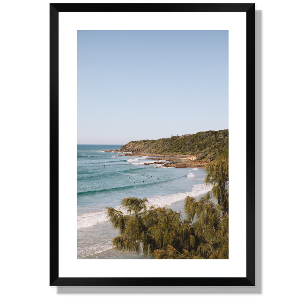 First Bay Coolum Portrait Print – Coastal Reflections