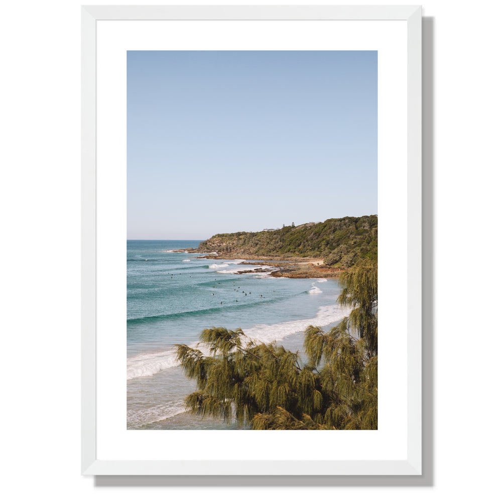 First Bay Coolum Portrait Print – Coastal Reflections